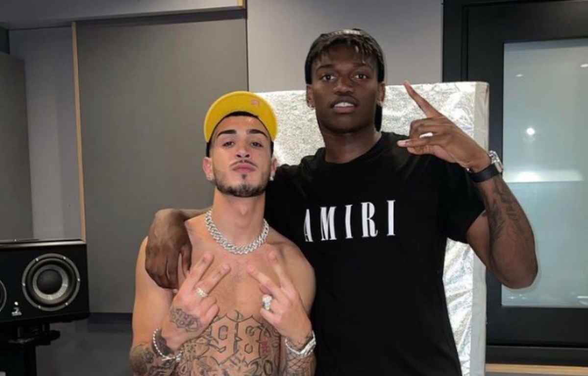 Milan, Rafael Leao con il rapper Capo Plaza: canzone insieme?