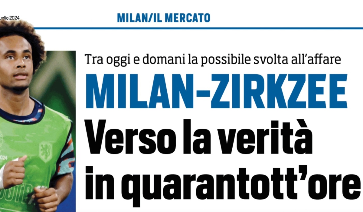 Calciomercato Milan, resa dei conti per Zirkzee: 48 ore decisive